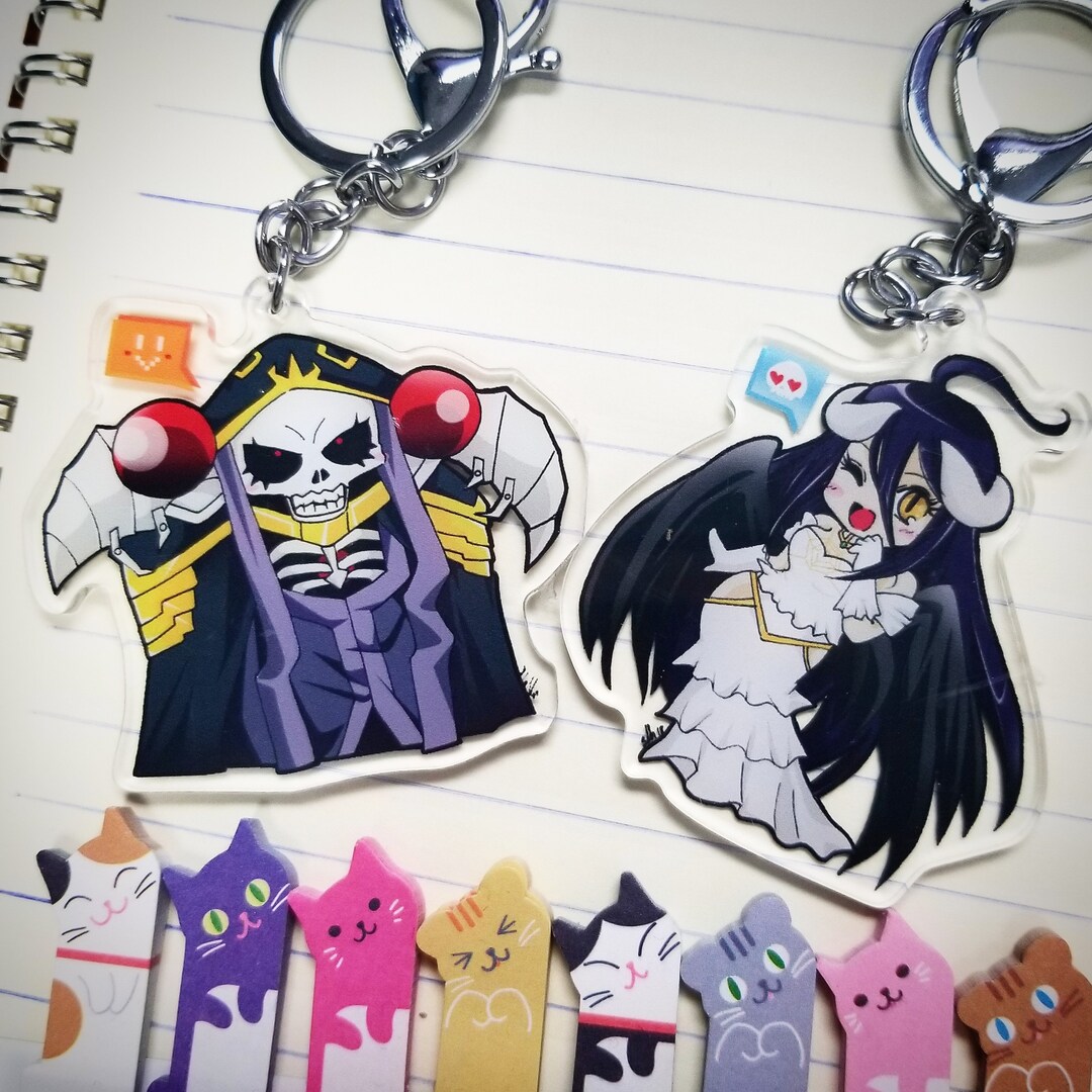 Overlord Albedo Lord Ains 2.5inch Think Acrylif Keychain - Etsy