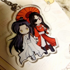 2.5 Inch Xie Lian and Hua Cheng Heavenly Blessing Acryilc Keychain - Etsy