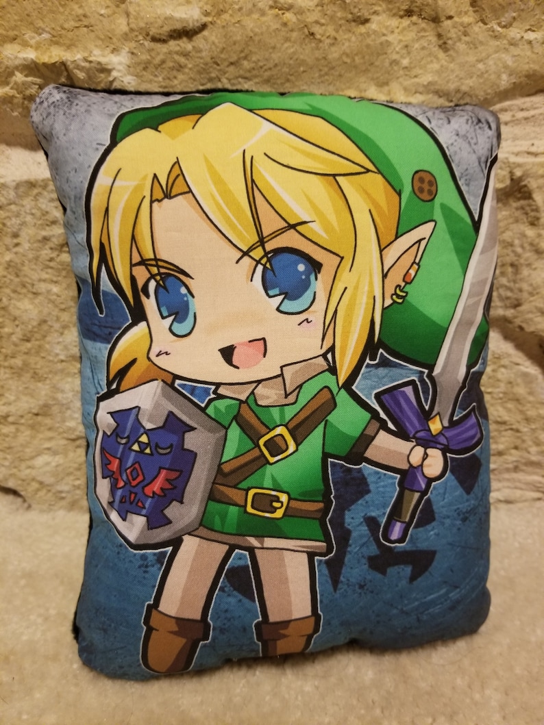 Legend of Zelda Link Decorative Plushi Pillow Vibrant Color Cotton - Etsy