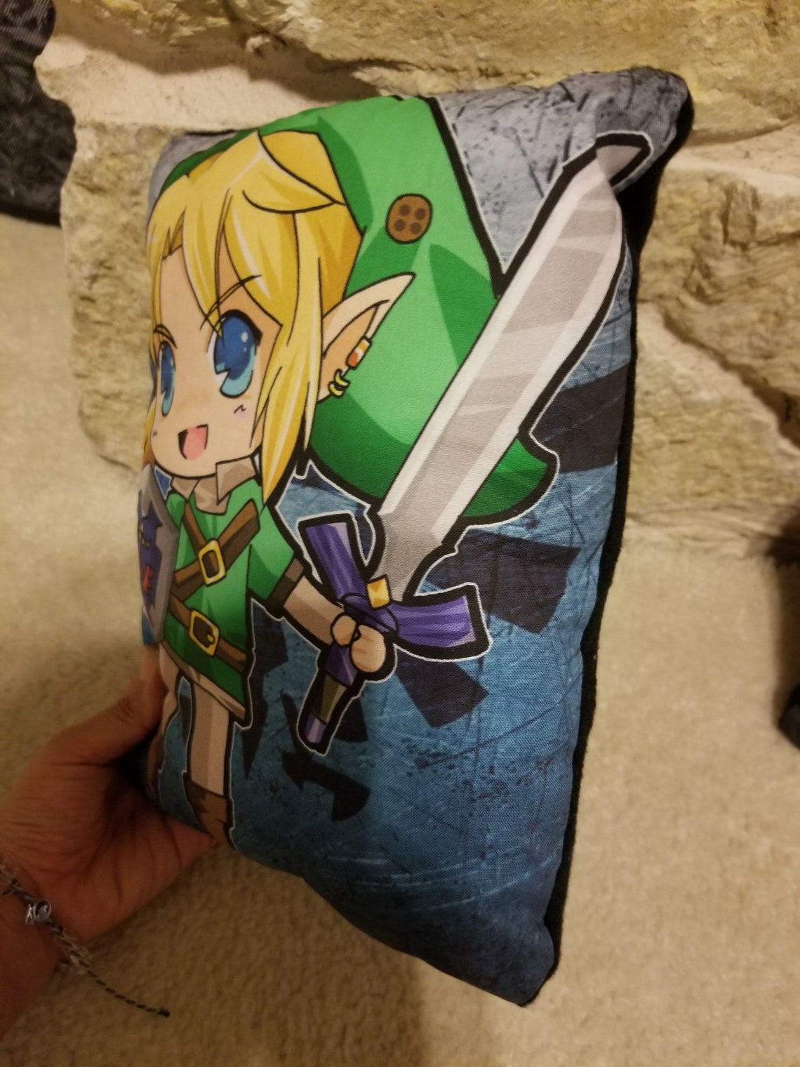 Legend of Zelda Link Decorative Plushi Pillow Vibrant Color Cotton - Etsy
