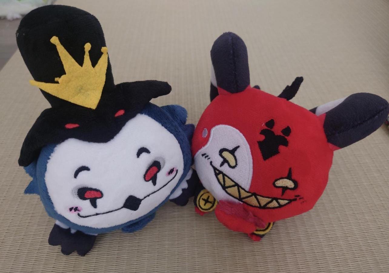 Stolas Prince Blitzo Loona Sit on Shoulder Magnet Plushie Stress Ball ...