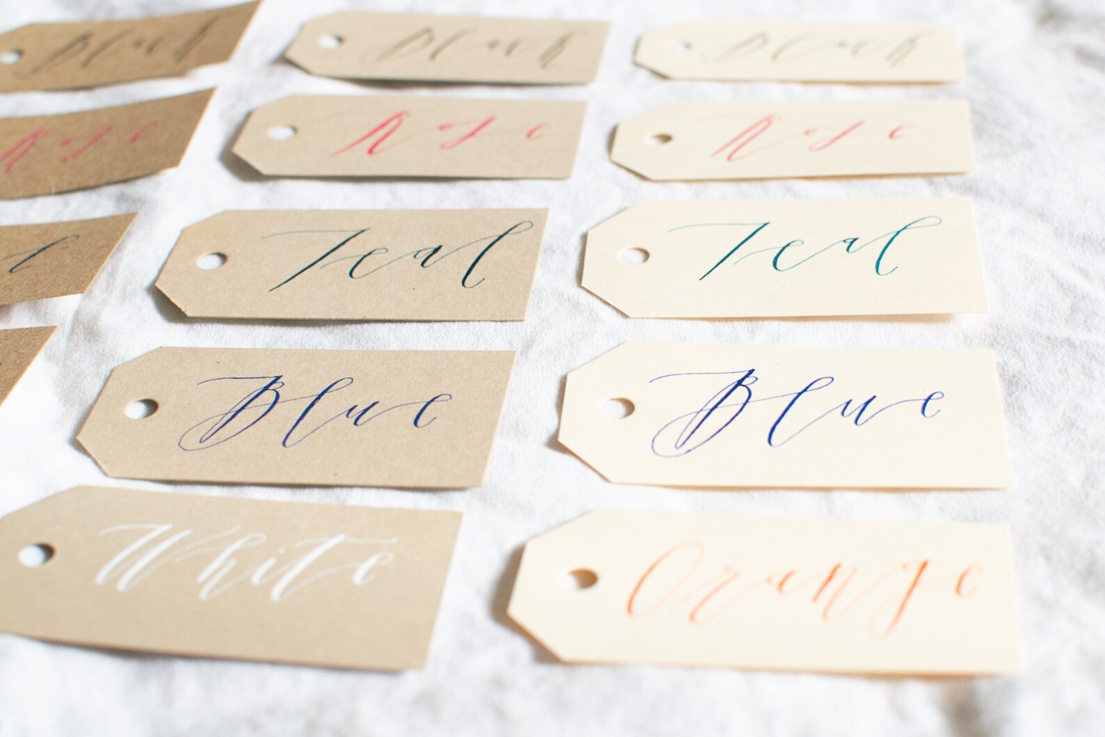 Modern Calligraphy Gift Tags Personalized Gift Tags - Etsy