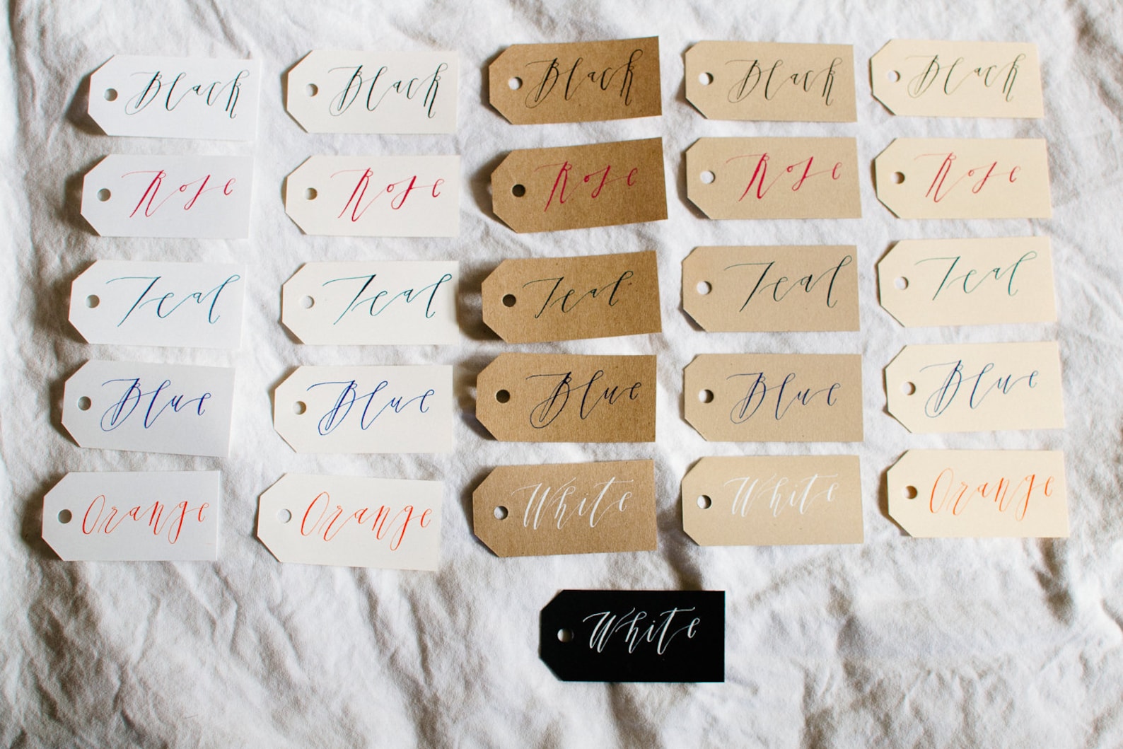 Modern Calligraphy Gift Tags Personalized Gift Tags | Etsy