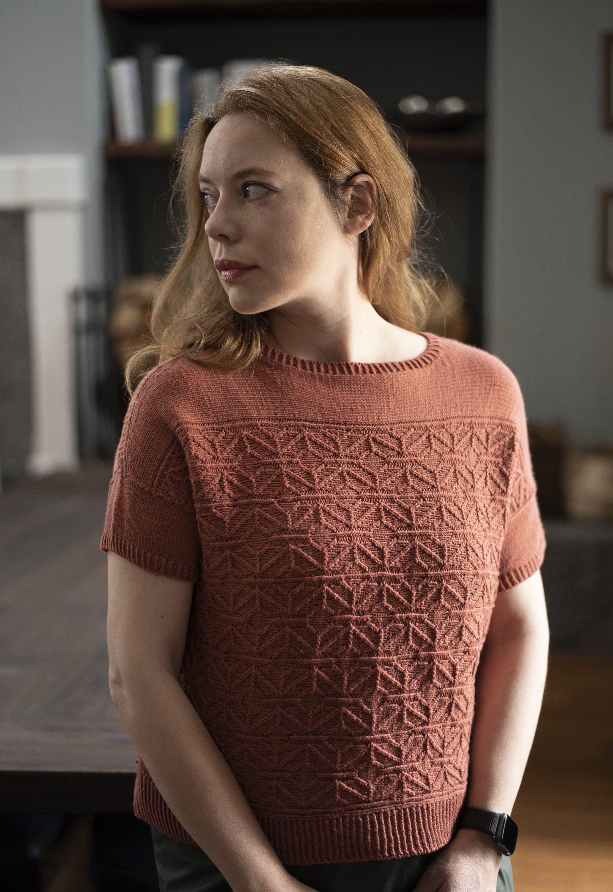 INSTANT DOWNLOAD PDF Knitting Pattern for Women's Cable Sweater Top ...