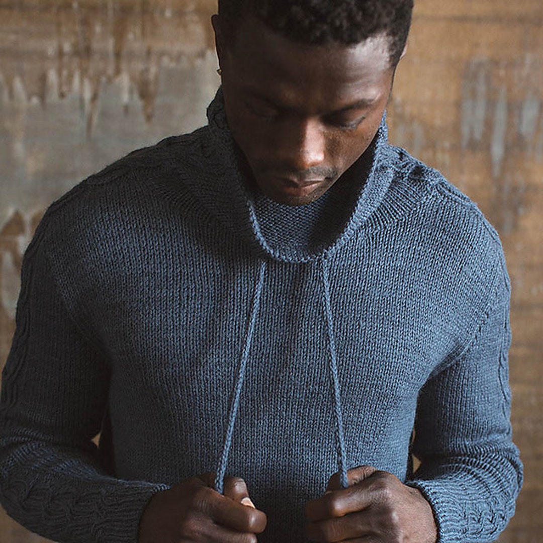 INSTANT DOWNLOAD PDF Knitting Pattern for Men's Aran Sweater Pullover ...