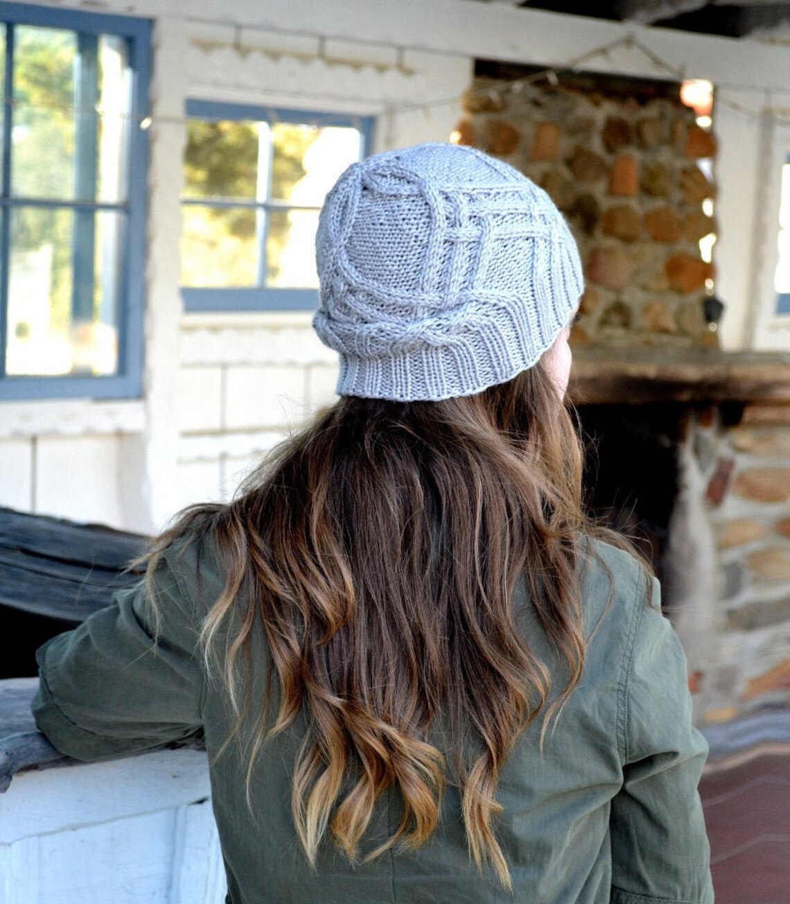 INSTANT DOWNLOAD PDF Knitting Pattern for Women's Aran Hat With Cables ...