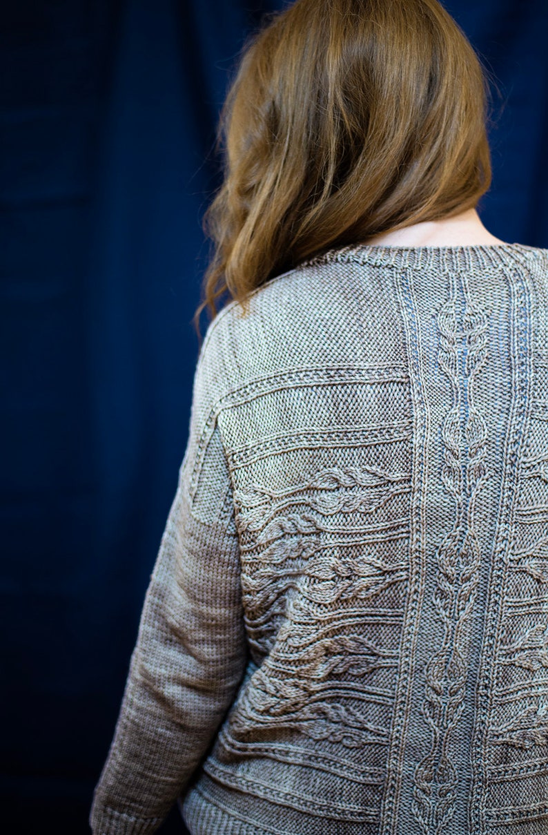 INSTANT DOWNLOAD PDF Knitting Pattern for Women's Sweater Cardigan ...