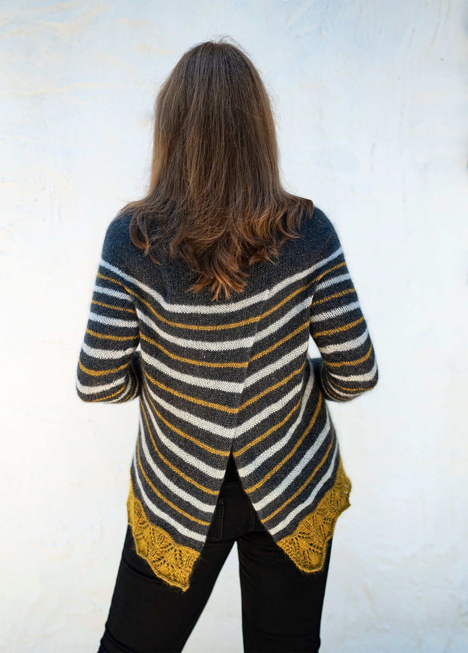 INSTANT DOWNLOAD PDF Knitting Pattern for Women's Striped | Etsy