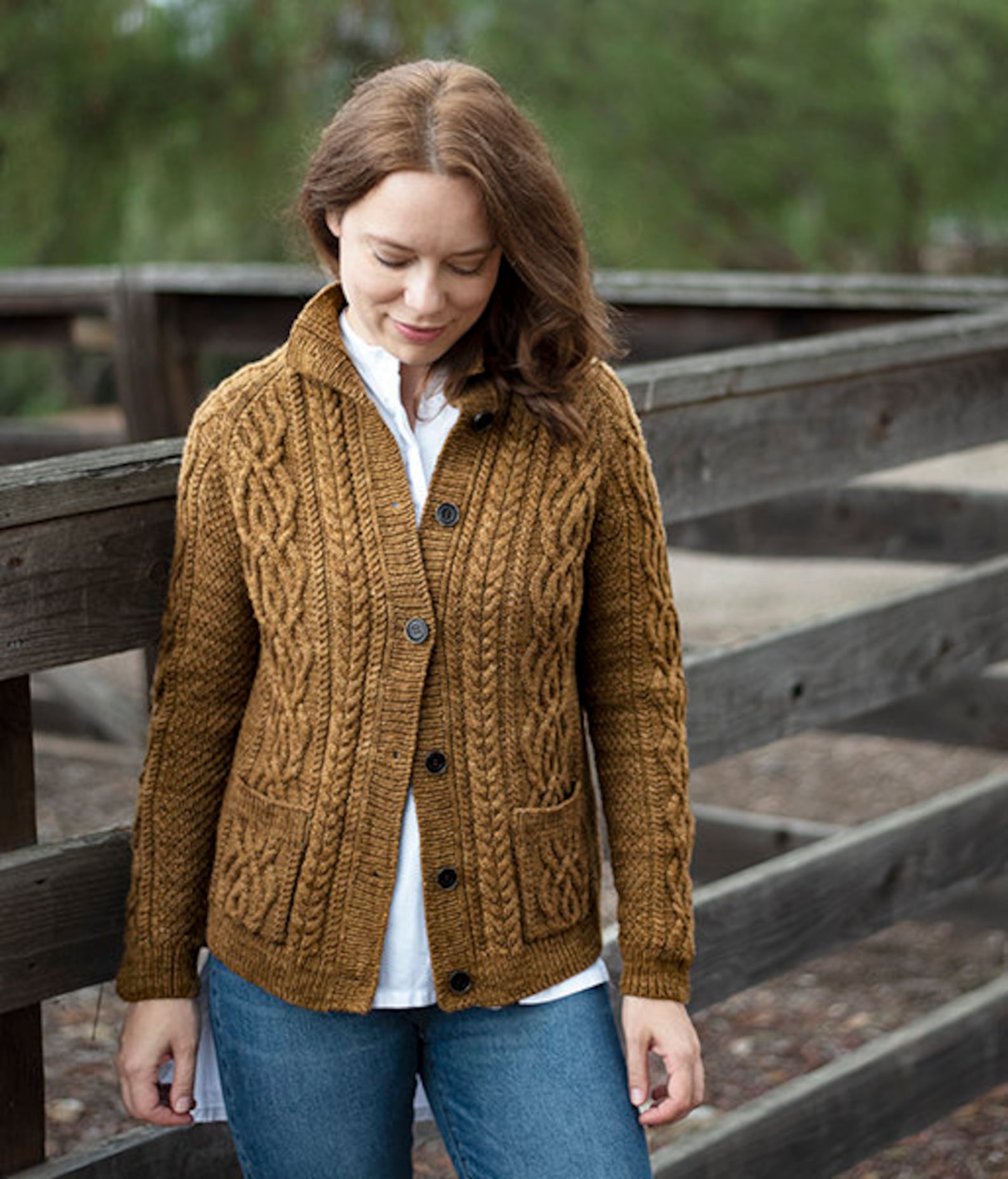 INSTANT DOWNLOAD PDF Knitting Pattern for Women's Cardigan Long Sleeve ...