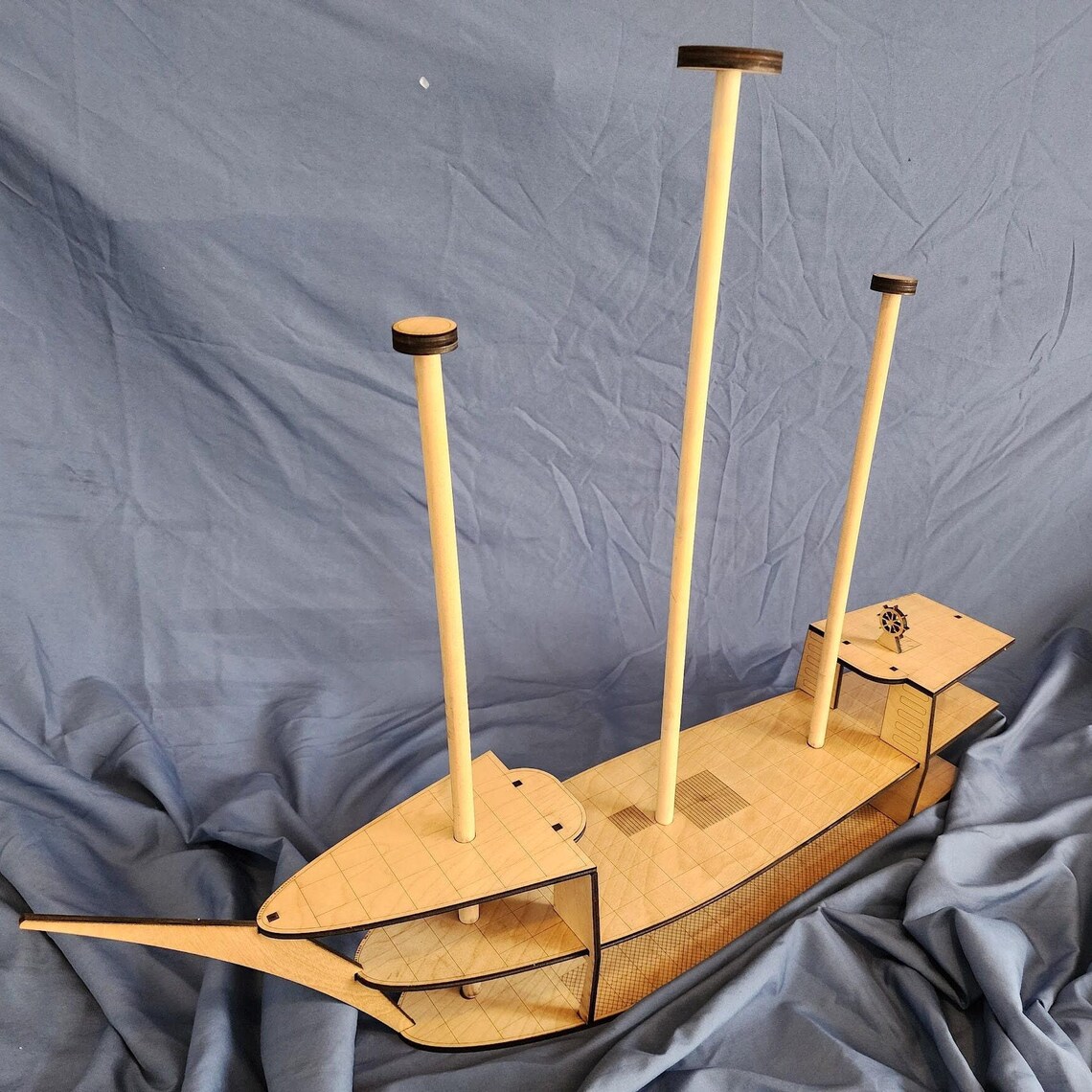 Collapsible, Dimensioned Galleass | Enriching TTRPG Interactive Boat ...