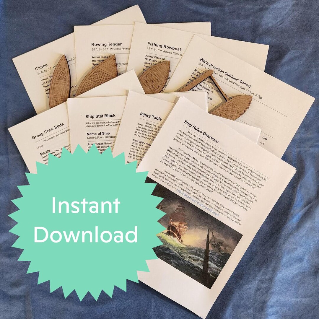 DIGITAL** Comprehensive DND Ship Guide | World Enhancing Instruction ...