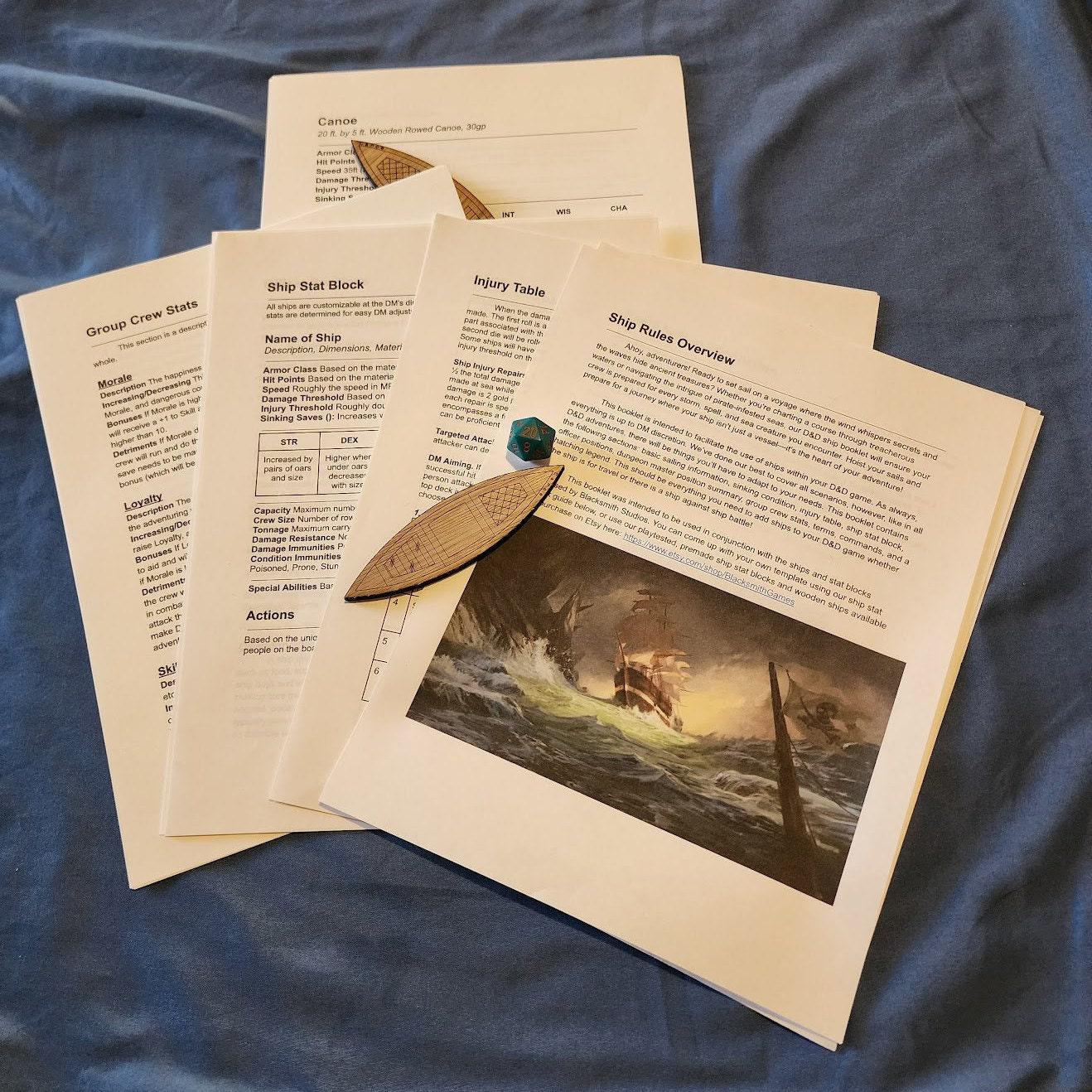 Authentic TTRPG Canoe | Antiquarian, Precise, Interactive Boat ...