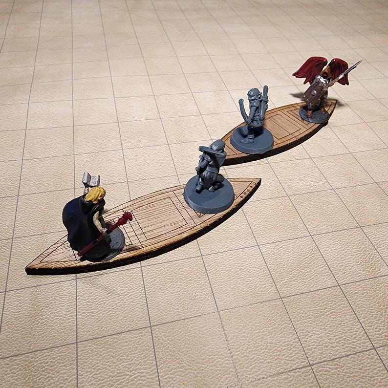 Authentic TTRPG Canoe | Antiquarian, Precise, Interactive Boat ...