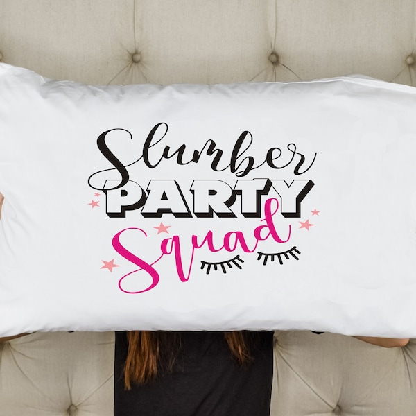Birthday Squad Pillow Case Etsy