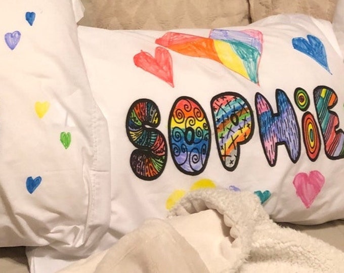 Color Me Personalized Pillow Case Slumber Party Sleepover Gifts ...