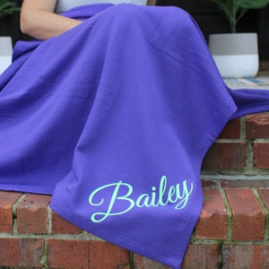 Personalized Blanket | Super Soft and Cozy | Monogrammed Blanket ...
