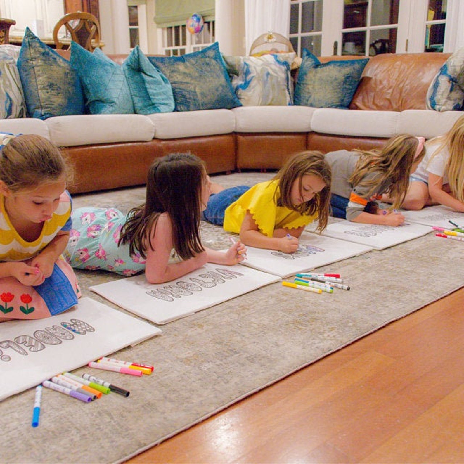 Color Me Personalized Pillow Case Slumber Party Sleepover - Etsy