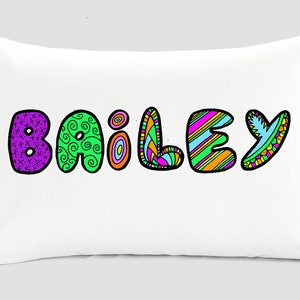 Color Me Personalized Pillow Case | Slumber Party | Sleepover Gifts ...