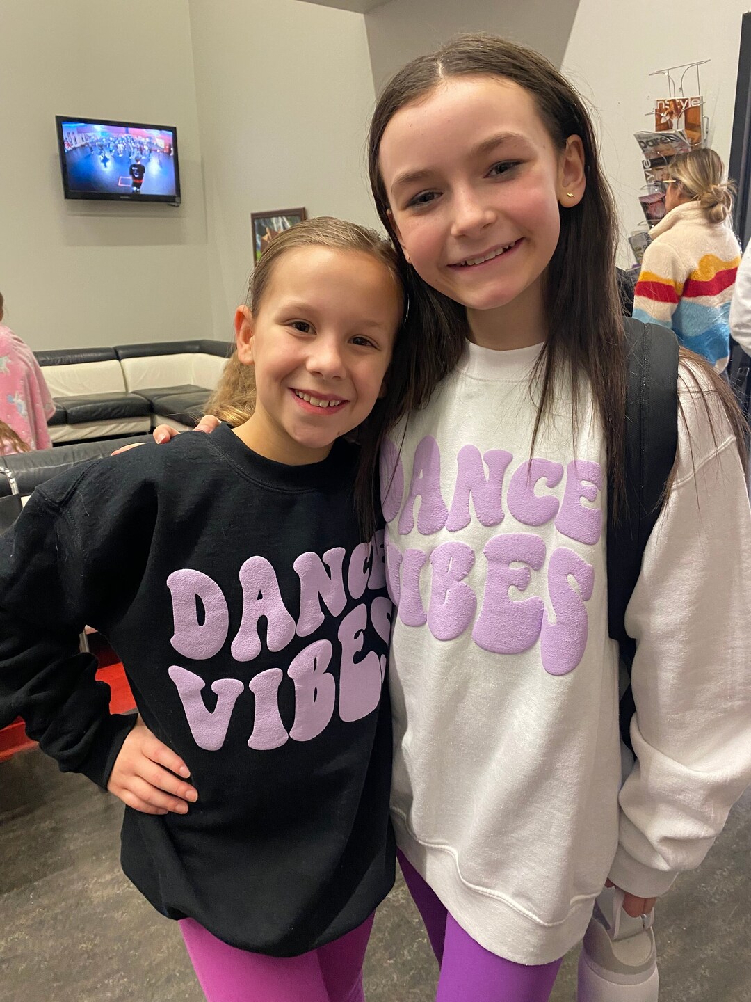 Puffy Dance Vibes Crew Neck Sweatshirt | Dance Sweatshirt| Dance Gift ...