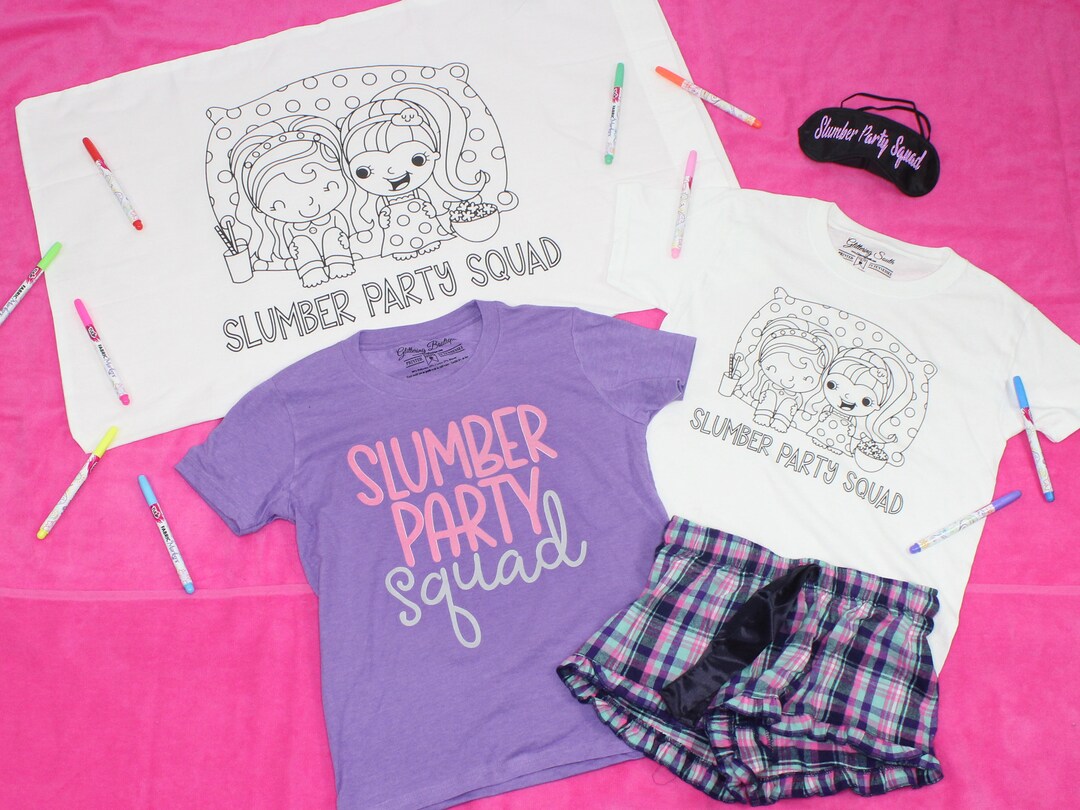 Color Me Slumber Party Squad Kit| Slumber Party | Sleepover Gifts ...