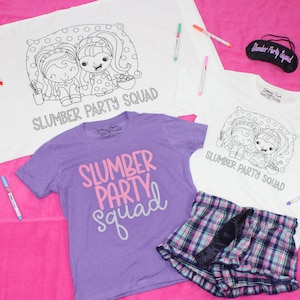 Color Me Slumber Party Squad Kit| Slumber Party | Sleepover Gifts ...