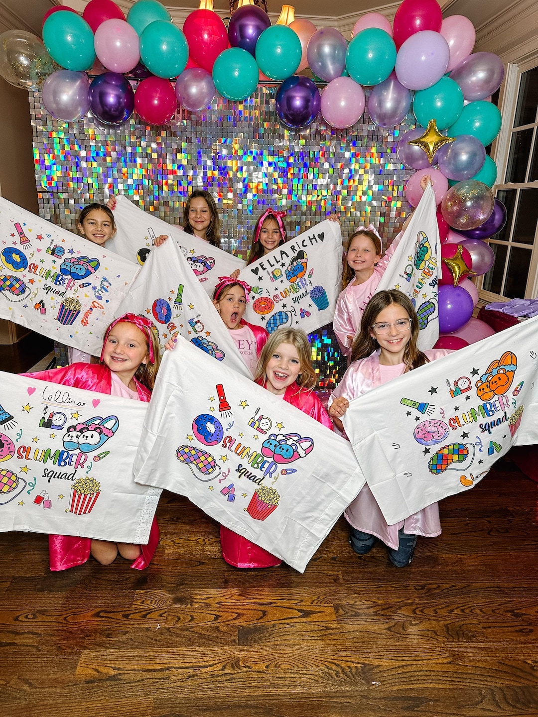 Color Me Slumber Squad Pillow Case | Slumber Party | Sleepover Gifts ...