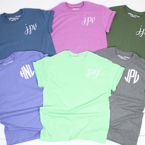 Tshirt Monogram - Etsy