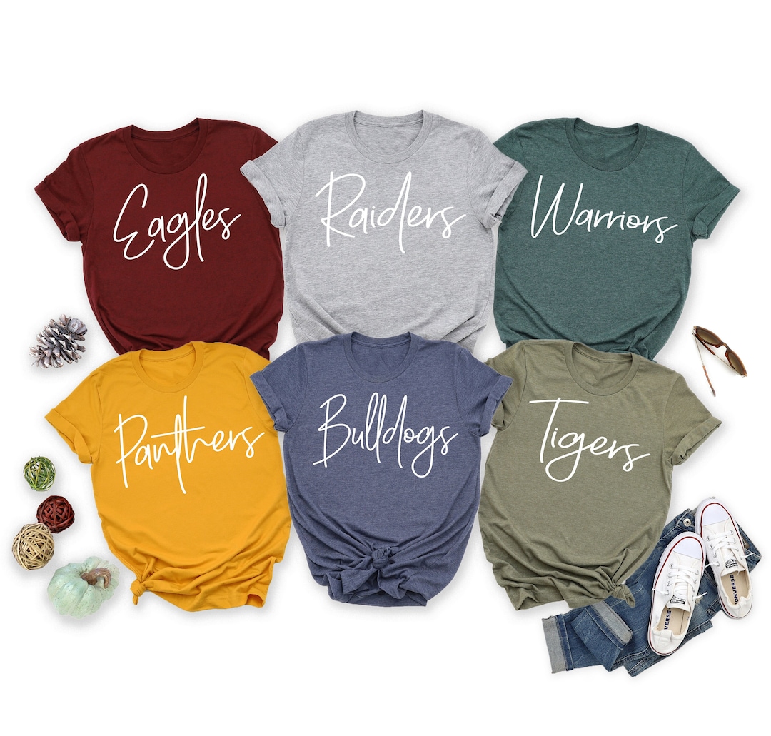 Personalized Team Shirts Unisex Graphic Tee Football Team Shirts Team ...