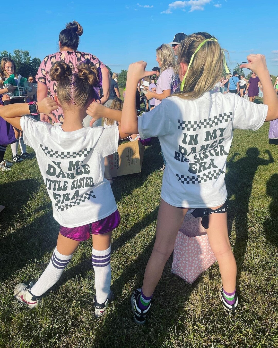 Dance Sister Shirt Big Dance Sister Little Sister Era Retro Dance Shirt ...