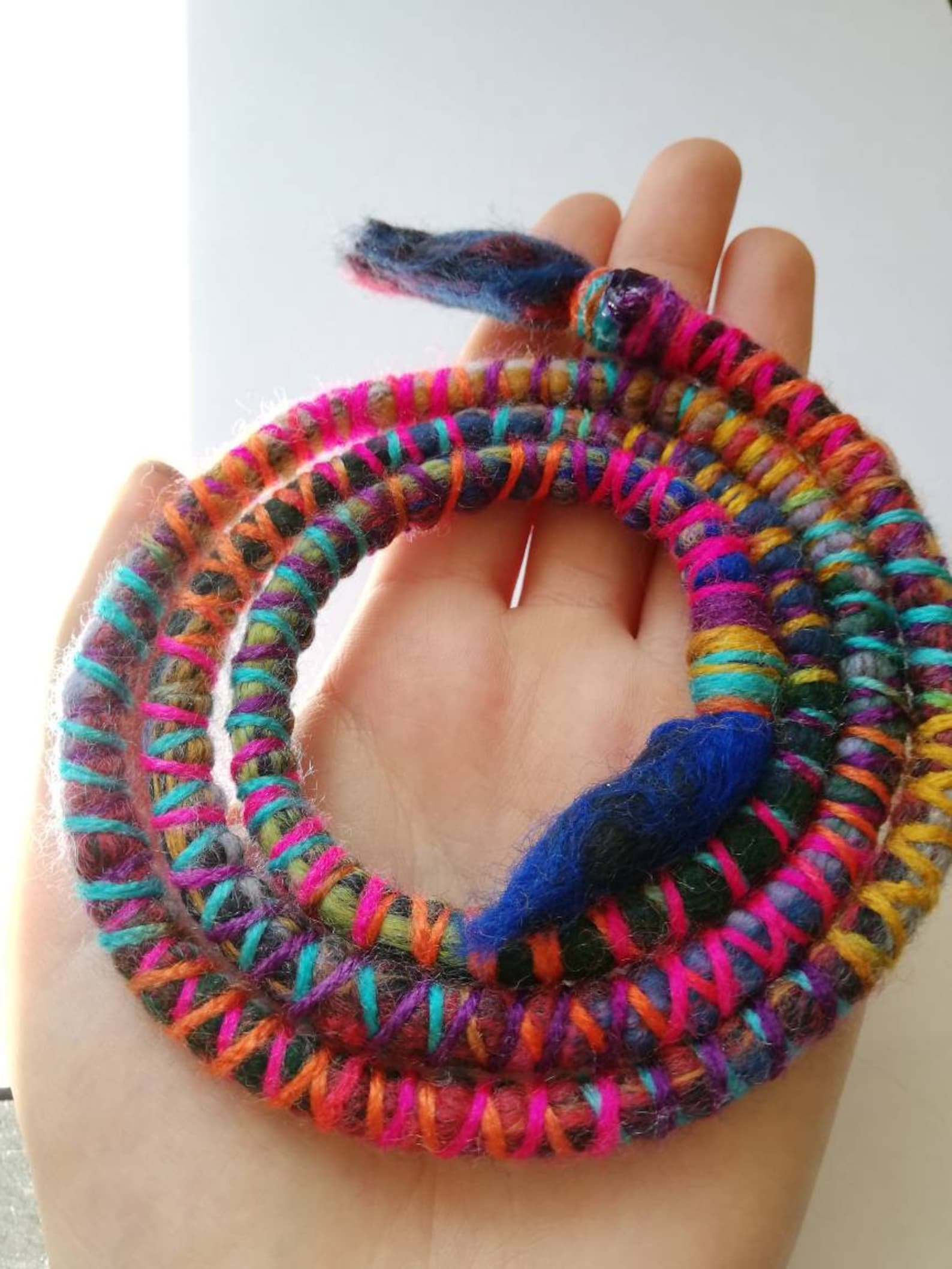 Dreadlock Woolly Tie FUNKY Dreadlock Tie Dread Tie | Etsy