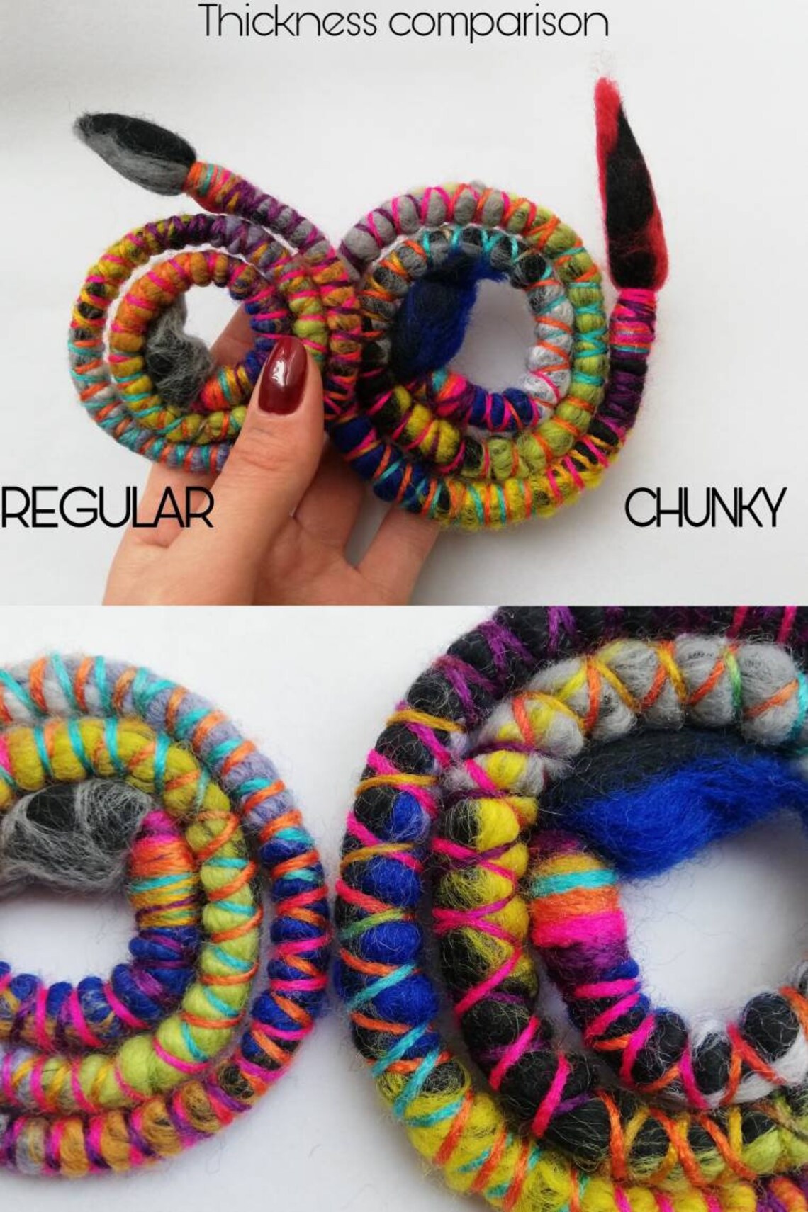 Dreadlock Woolly Tie FUNKY Dreadlock Tie Dread Tie | Etsy