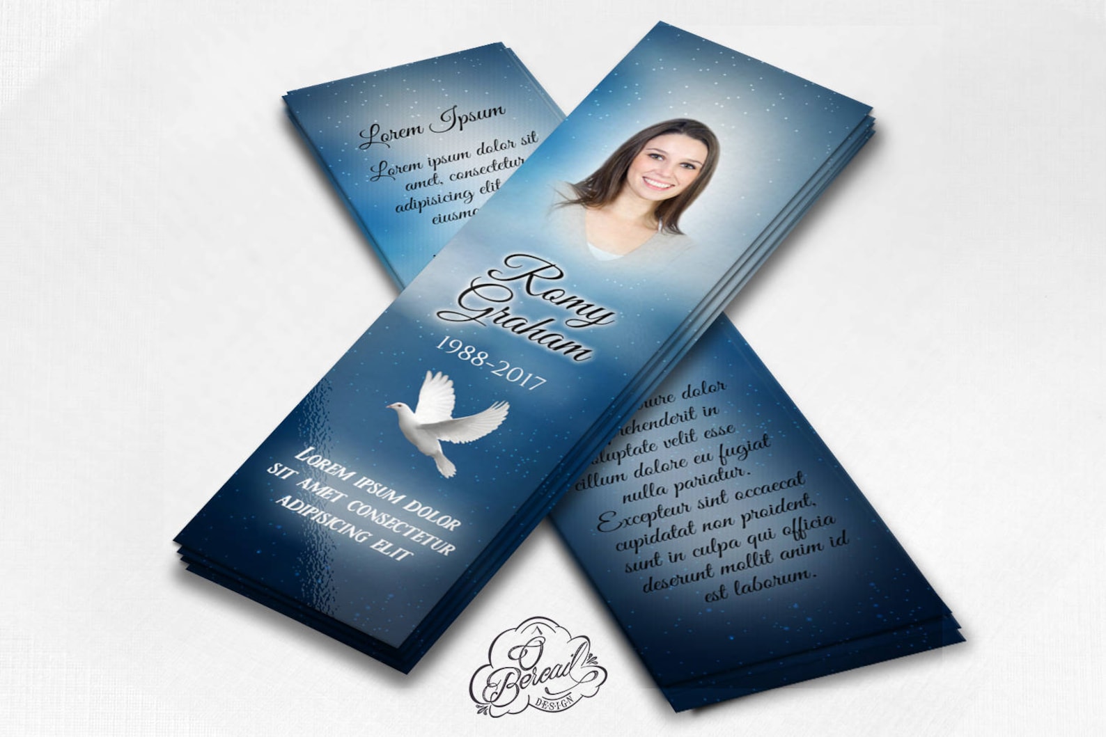 Signet Funéraire avec Ciel Étoilé et Colombe Signet | Etsy