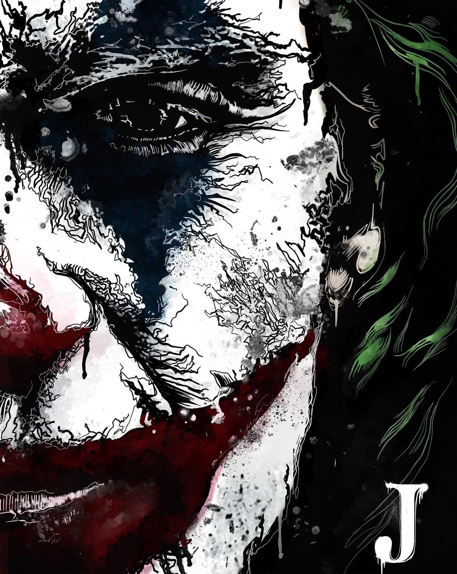 Joker 2019 Movie Film Illustration - High Quality A3 / A2 Print - Etsy