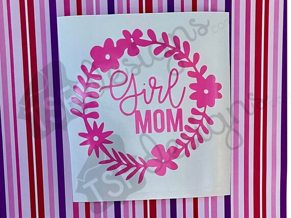 Girl Mom Decal Custom Vinyl Decal - Etsy