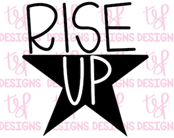 Download Rise up Star Hamilton Star PNG SVG Vector Image Broadway ...