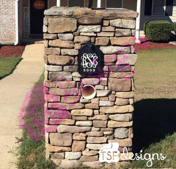 Custom Mailbox Monogram With Street 's - Etsy