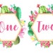 Cactus Table Numbers Succulent Printable Downloadable File | Etsy UK