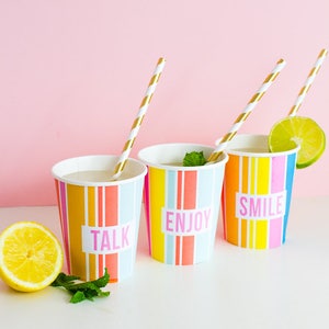 Printable Cup Wrappers Wrap in a Fun Rainbow Party Theme! Perfect for ...
