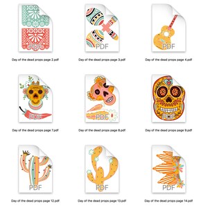 Day of the Dead Mexican Props Dia De Los Muertos Props Unique Props ...