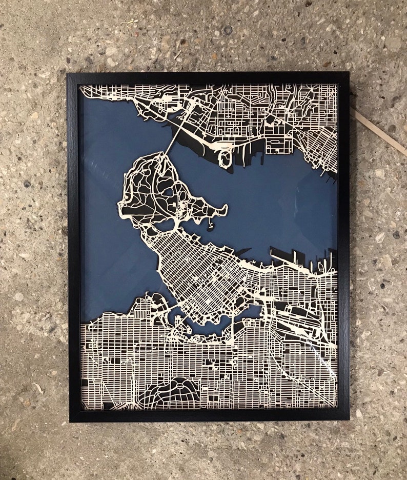 Custom Gift Idea Cut Wood Map, Laser Cut Maps, Black Friday Sale - Etsy