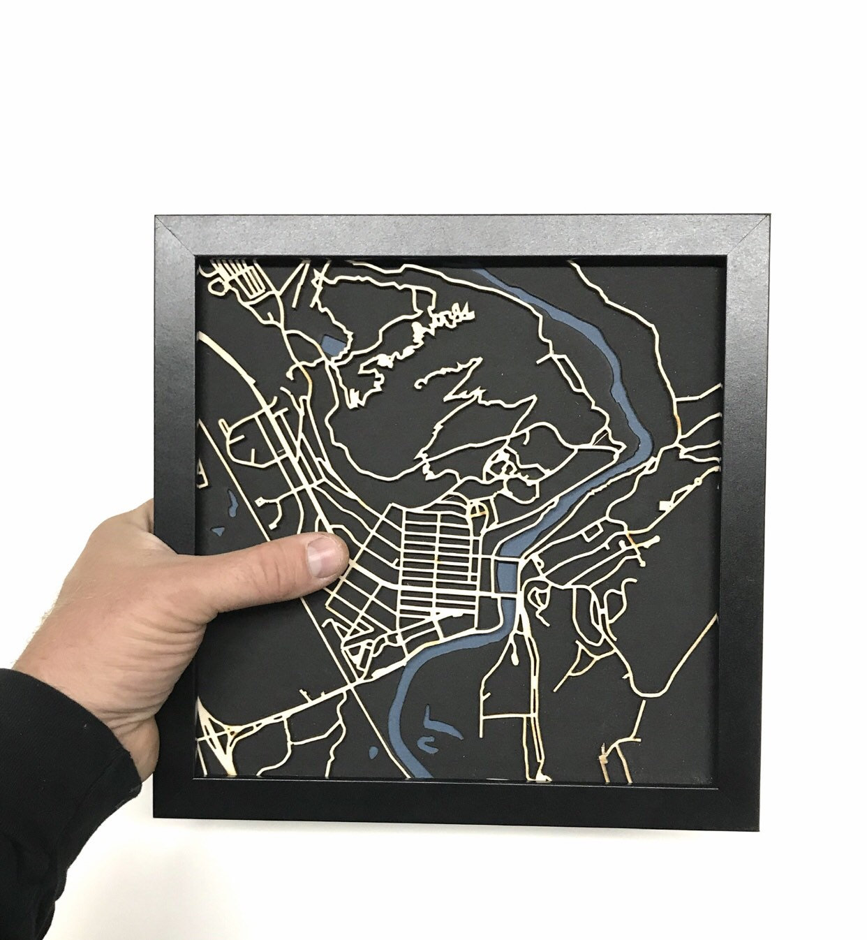 Laser Cut Maps Of Us Cities