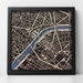 Paris Wood Laser Cut Map, Paris Laser Cut Maps, Wooden City Map 10x 10 ...