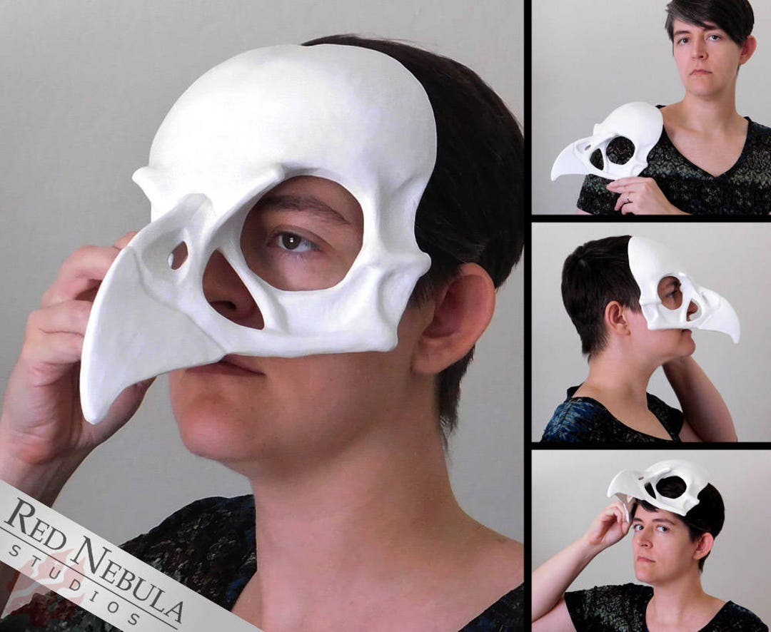 Eagle Skull Mask Blank, Hawk Skull Face Mask, Raptor Skull Mask, Bird ...