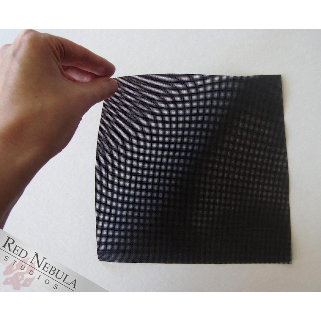 Black Mesh Fabric, Mask Eye Covers, Costume Eye Blackout Mesh, See ...