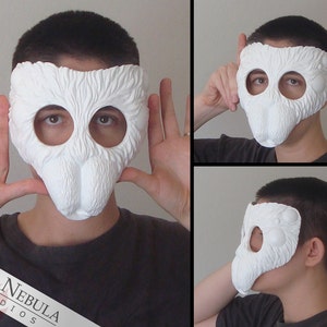 Spider Mask Blank, Unusual Masquerade Mask, Unique Creature Mask, Eight ...