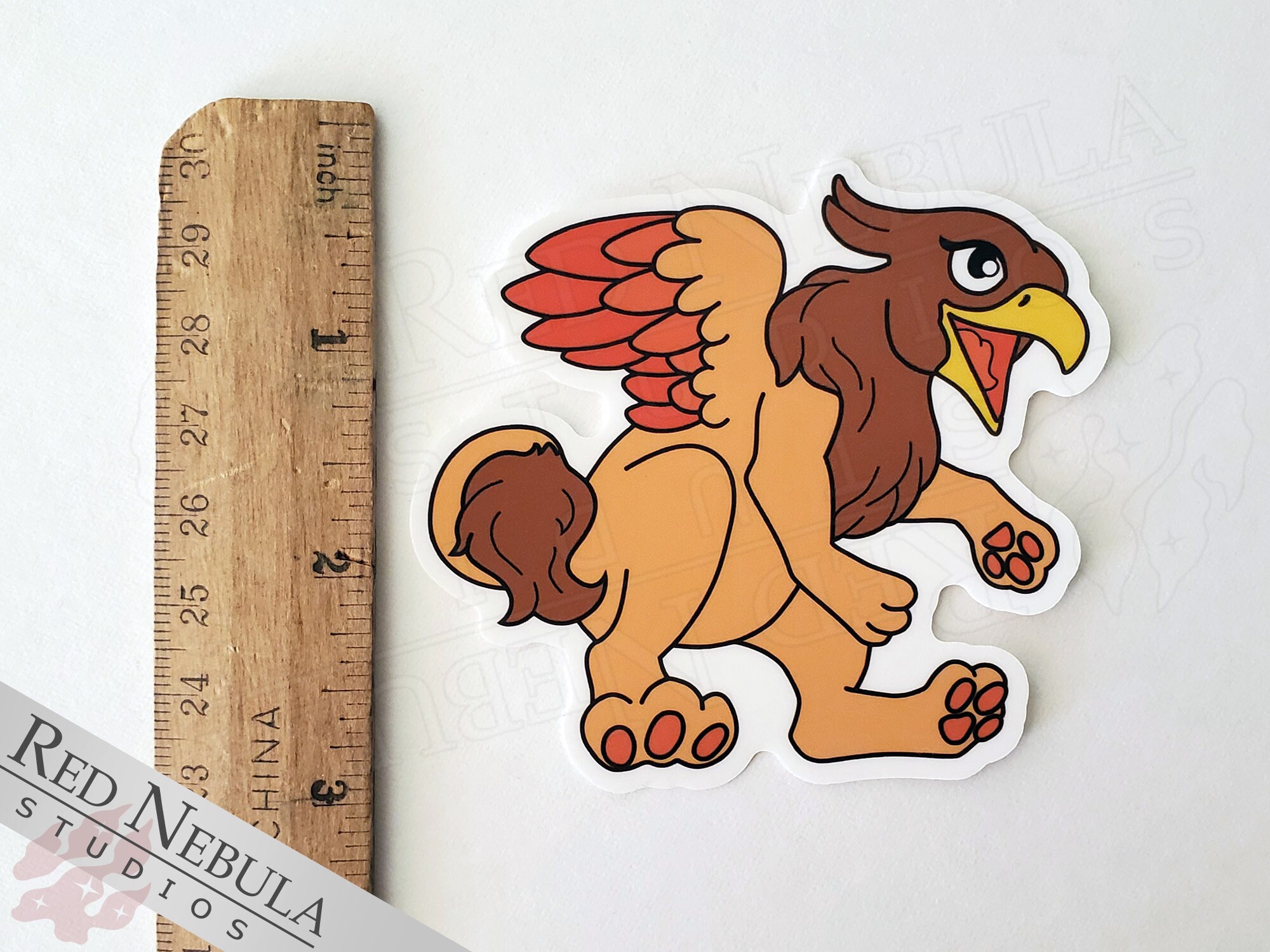 Baby Griffon 3 Vinyl Sticker Kawaii Griffin Gryphon - Etsy