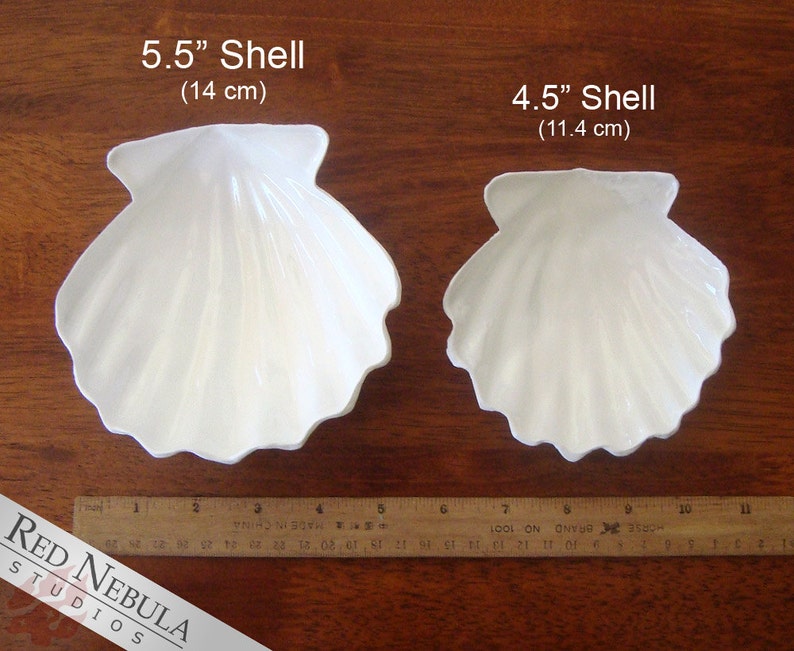 Blank Sea Shells Single or Pair, Cast Resin Clam Shell Seashell Prop ...