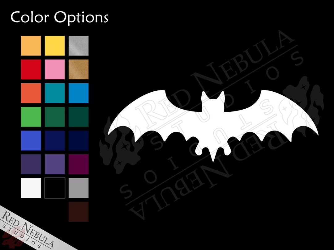 Bat Vinyl Decal, One or Three Flying Bats Decal, Animal Silhouette Car ...