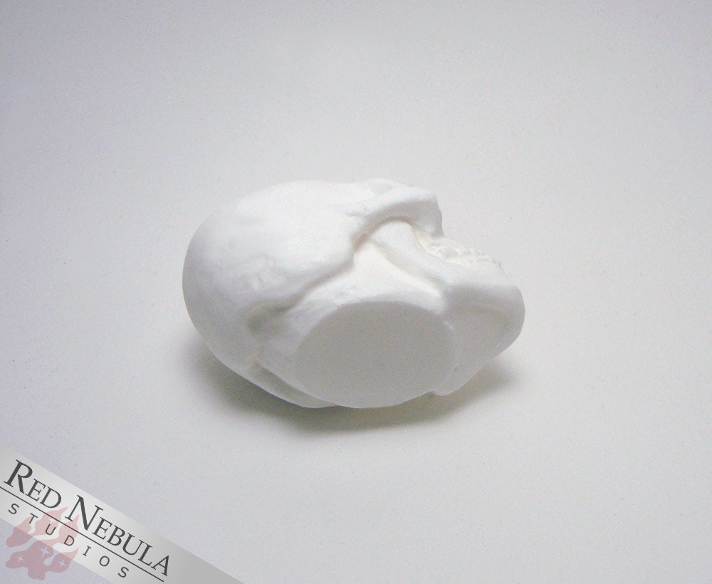Small Human Skull in White Resin Miniature Skeleton Head - Etsy