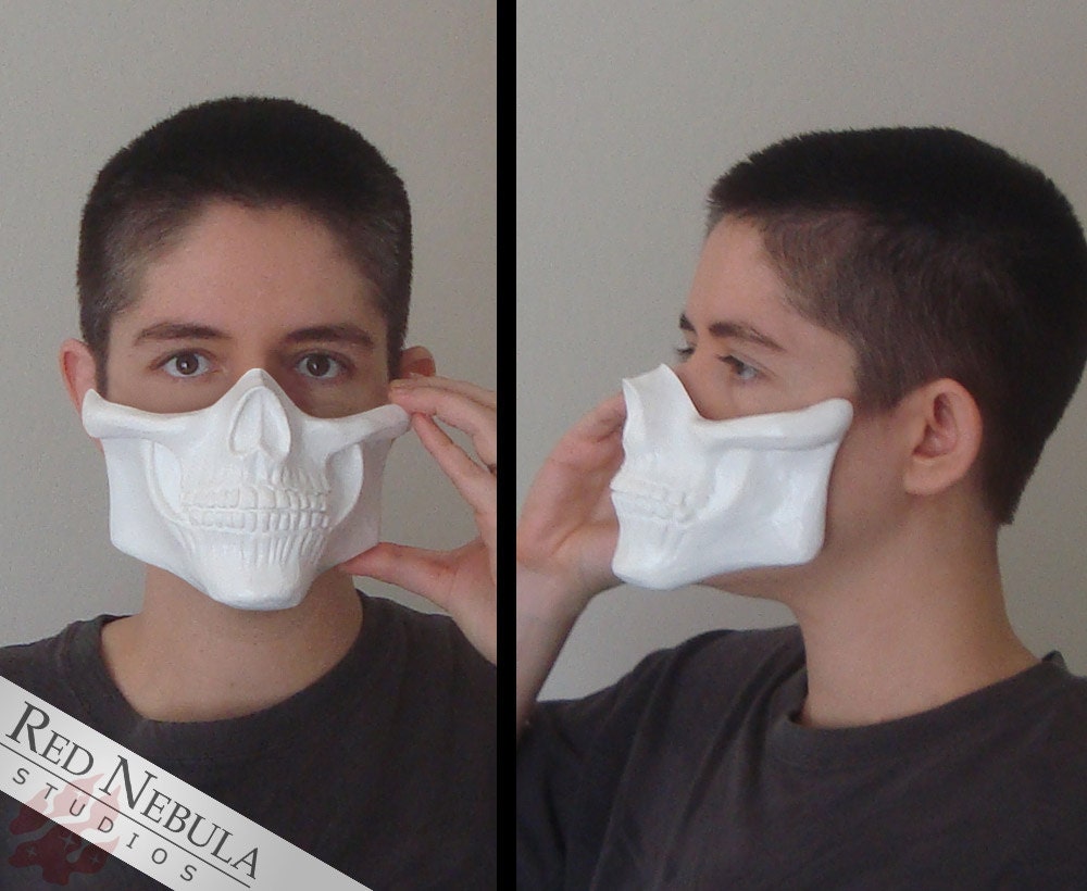 Bottom Half Skull Mask